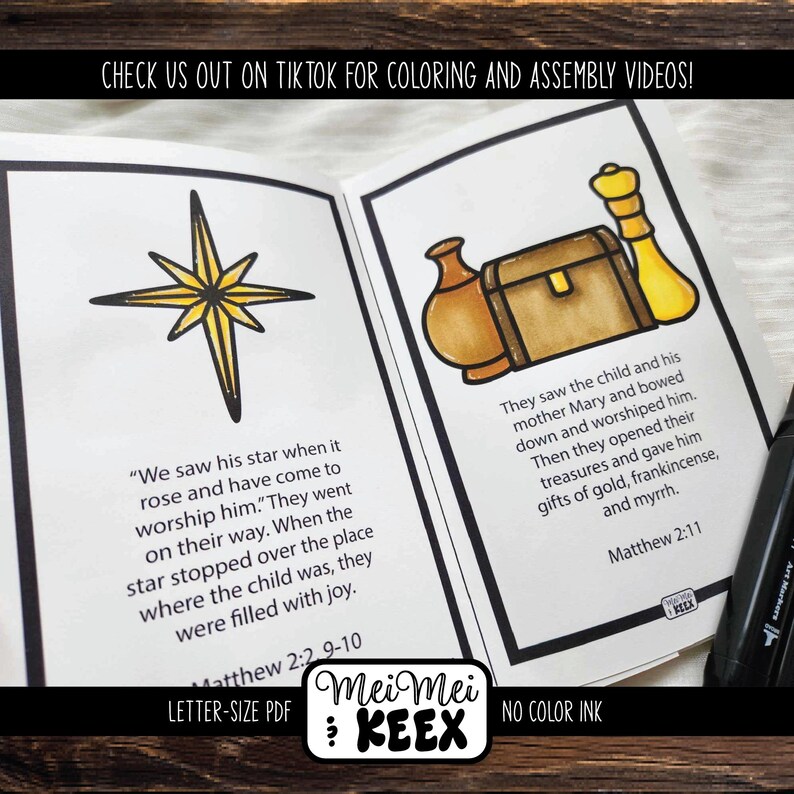 Nativity Coloring Book, Printable, Christmas Coloring, Homeschool ...