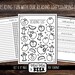 Reading Log Coloring Page Bundle: Homeschool Activity (PDF Pattern) - Etsy