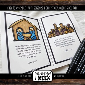 Nativity Coloring Book, Printable, Christmas Coloring, Homeschool ...