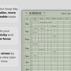 15 Minute Planner Adhd Digital Planner Onenote Digital Planner ...