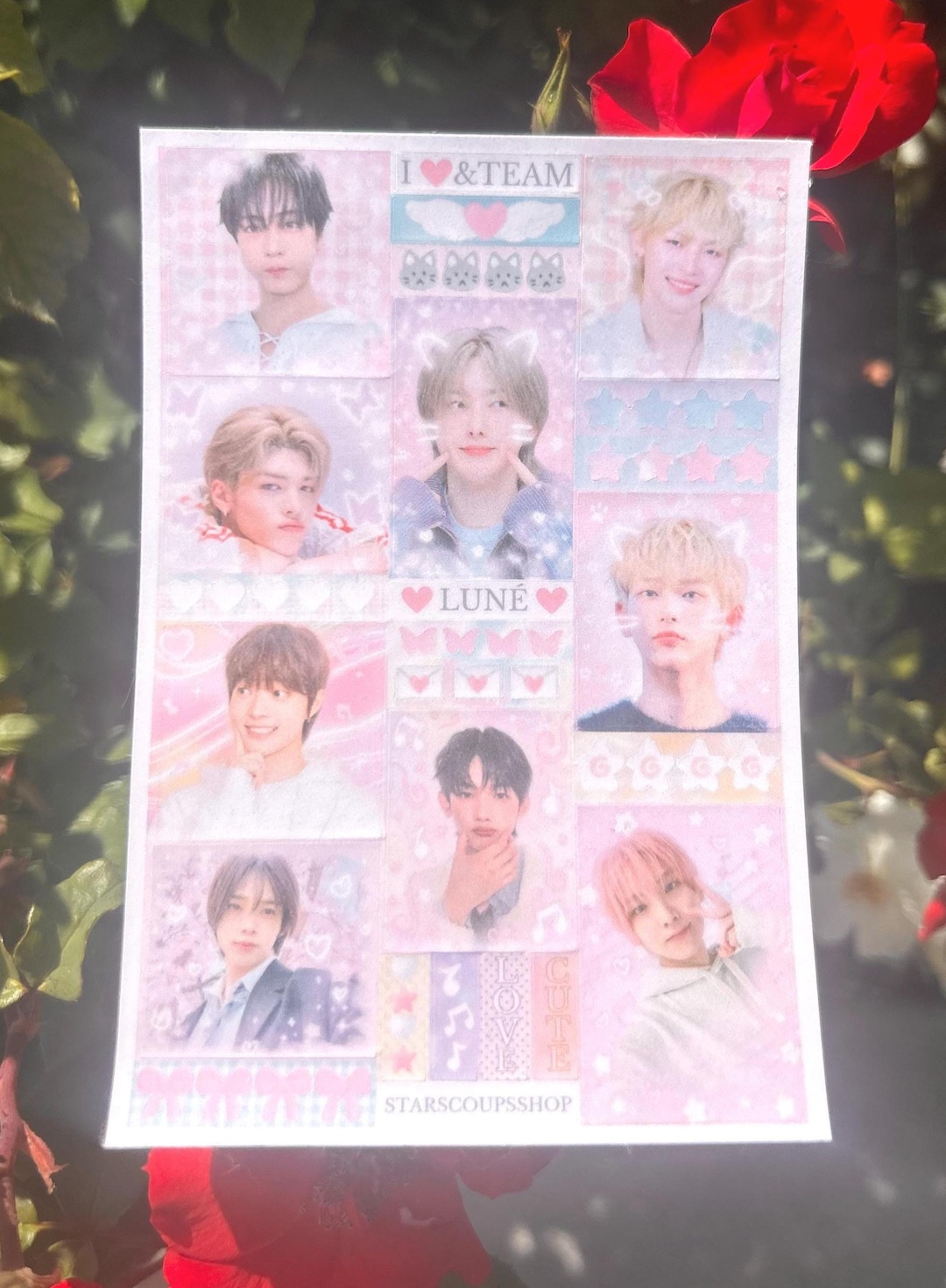 Andteam Sticker Sheet X2 - Etsy