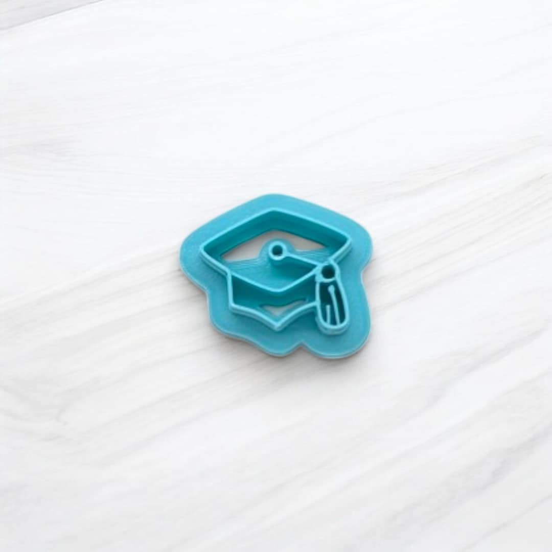 Graduation Hat Cap Cookie Cutter for Cookies, Ceramics, Pottery ...