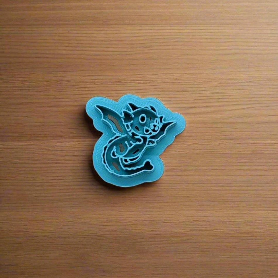 Horny, Heart-tail Dragon Cookie Cutter for Cookies, Clay, Fondant ...