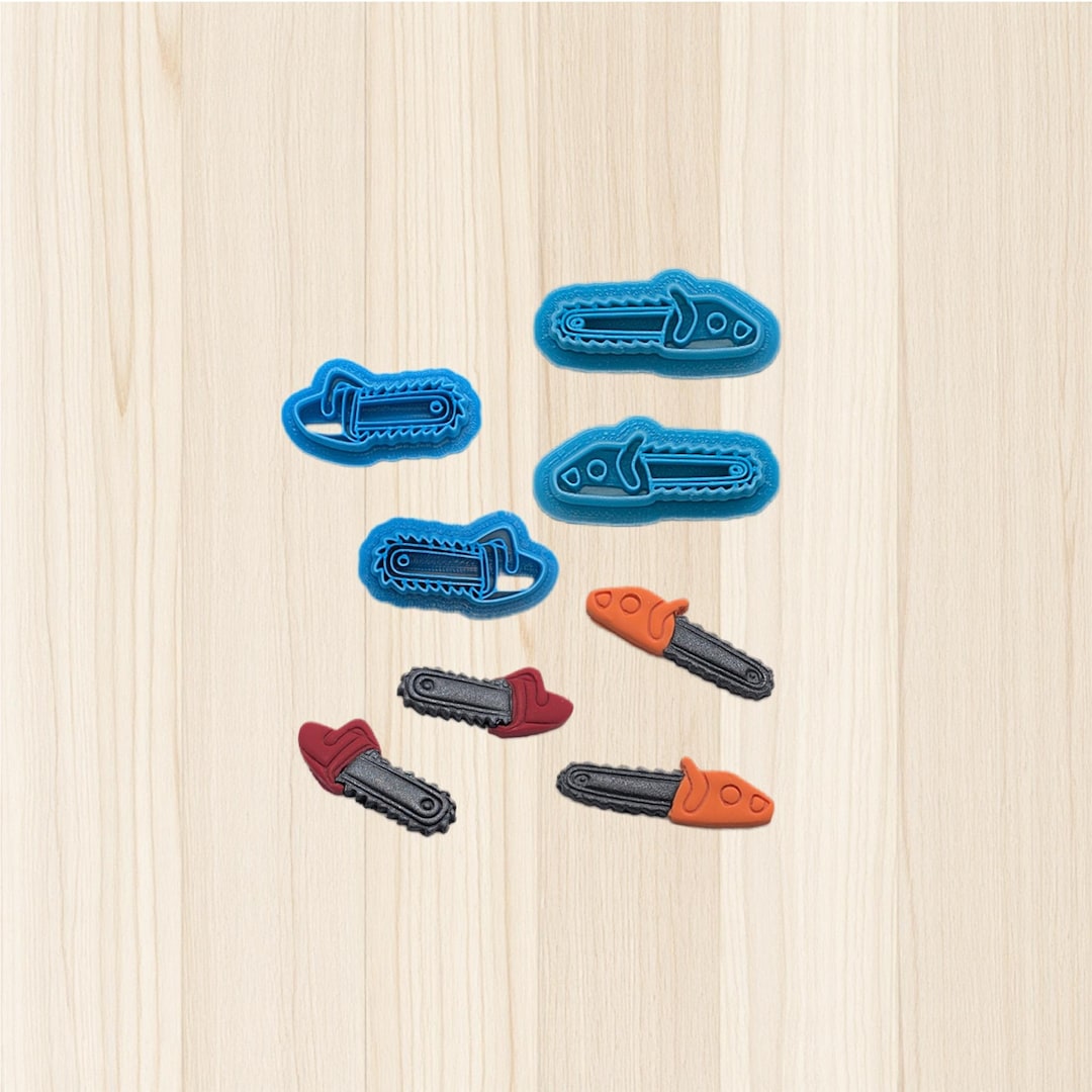 3D Printed Chainsaw Cookie Cutter: Style A or B, Halloween Baking - Etsy