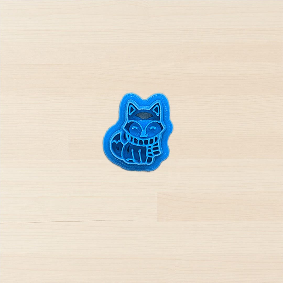 3D Printed Winter Wanderer Fox Cookie Cutter: Idea for Cookies ...