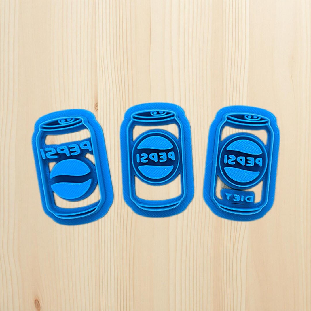 Pep Soda Pop Can Cutters (classic, Regular & Diet), Ideal for Polymer ...