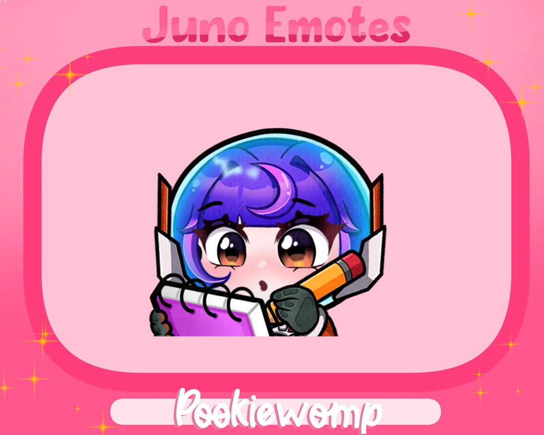 Animated Juno Emote Overwatch 2 / Taking Notes / Animated and Still ...