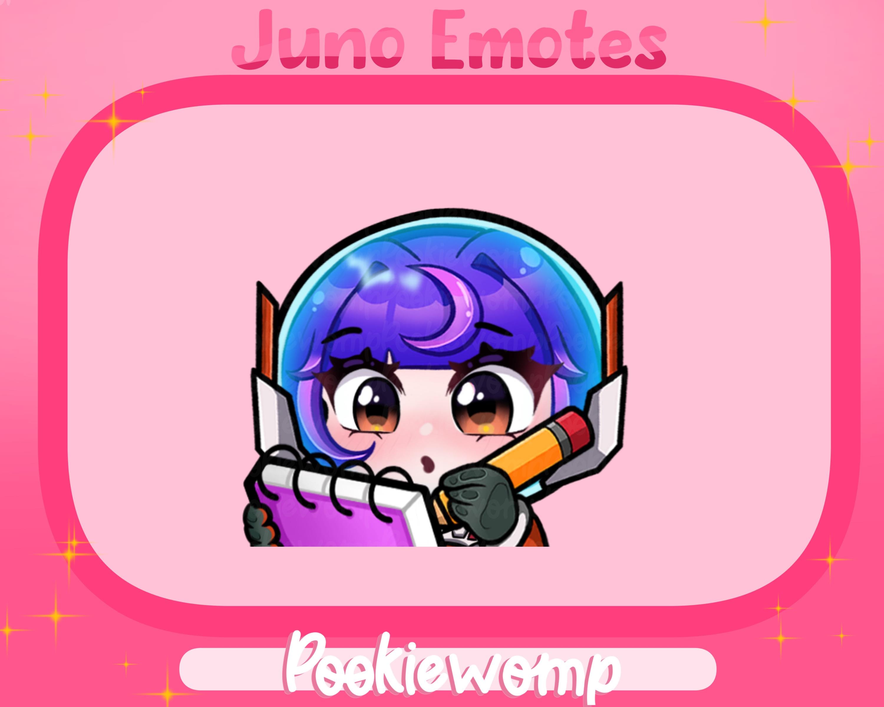 Animated Juno Emote Overwatch 2 / Taking Notes / Animated and Still ...