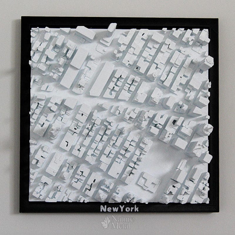 Custom 3d Map - Etsy
