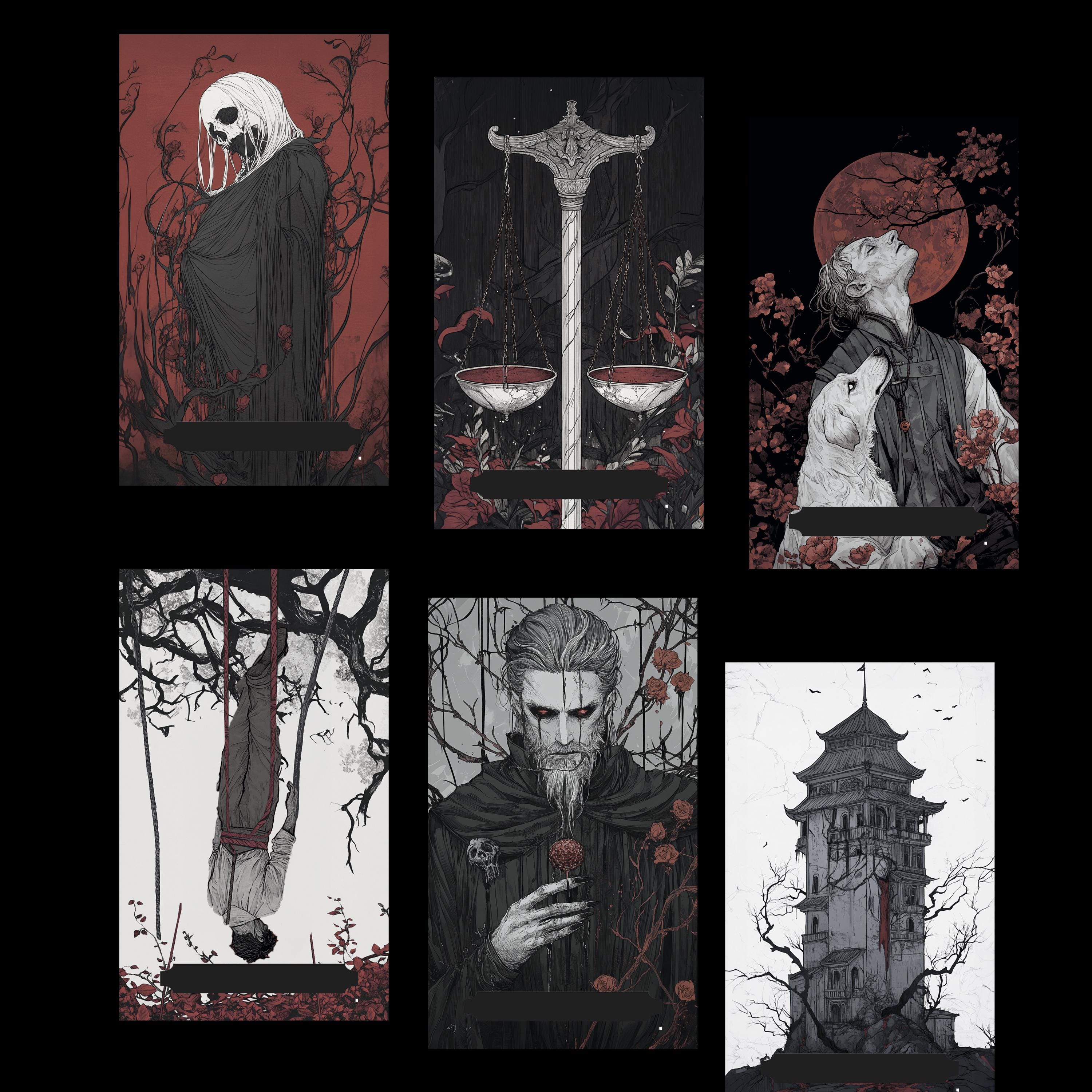 Printable Tarot Cards | Major Arcana Cards | Tarot 22 Cards | Printable ...