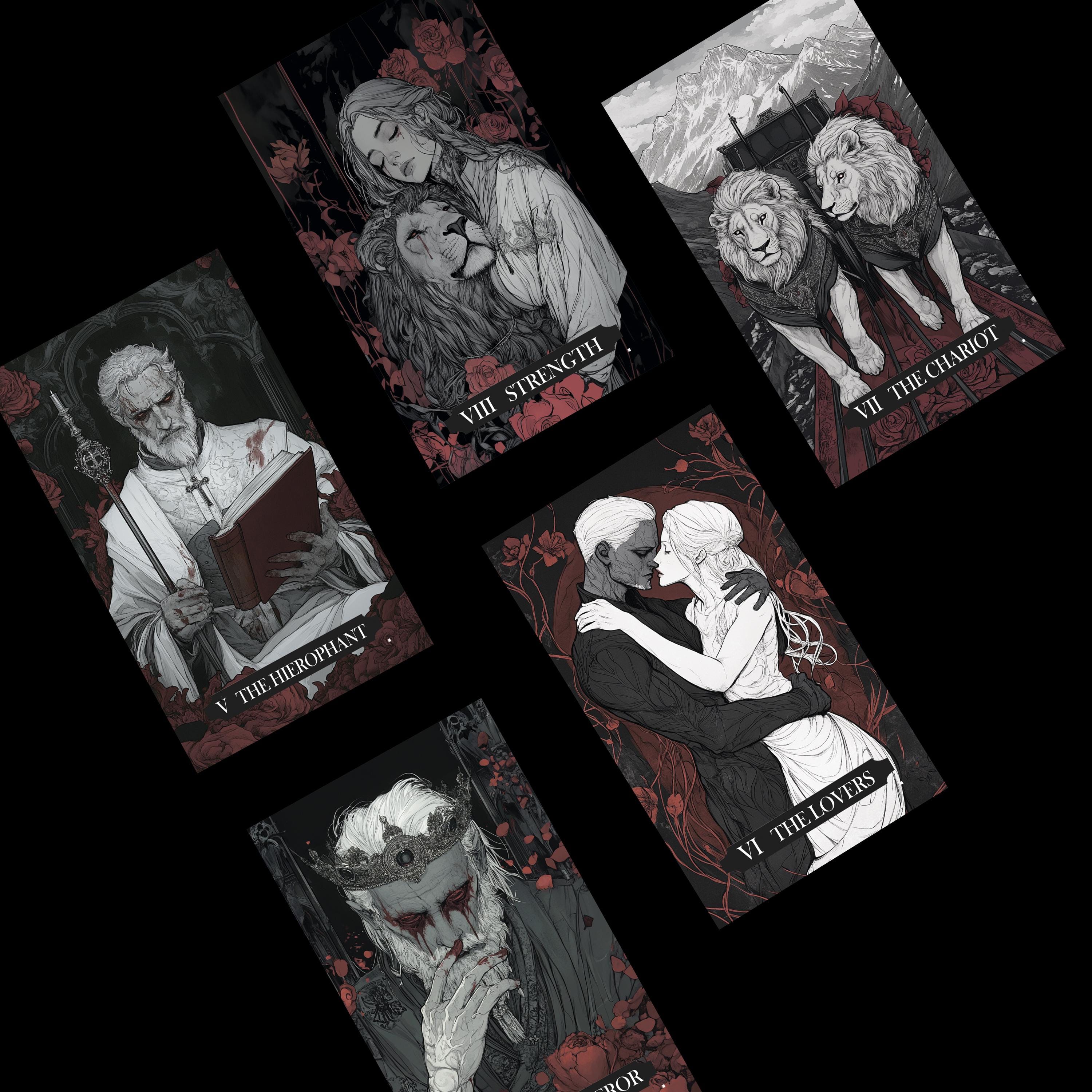 Printable Tarot Cards | Major Arcana Cards | Tarot 22 Cards | Printable ...