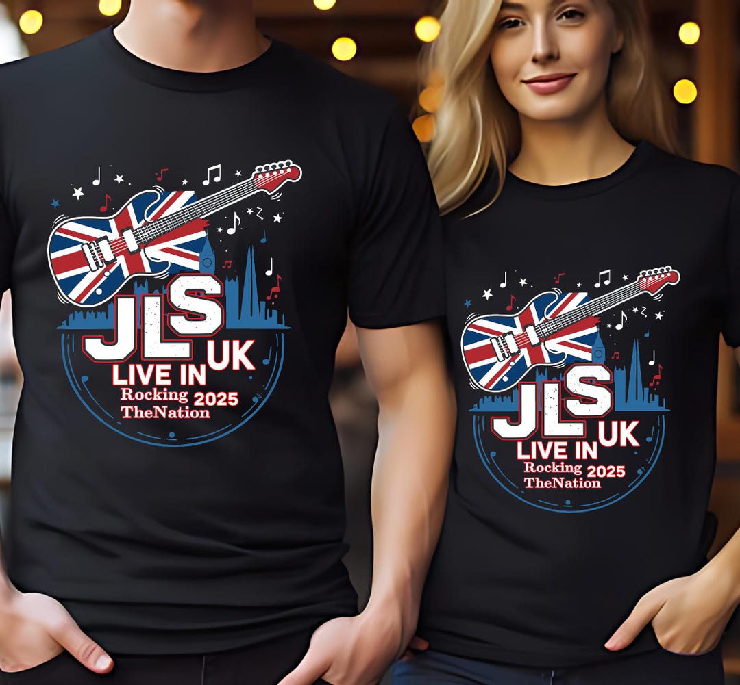 JLS Live Concert 2025 Tour T-shirt, Rocking the Nation the Club is ...