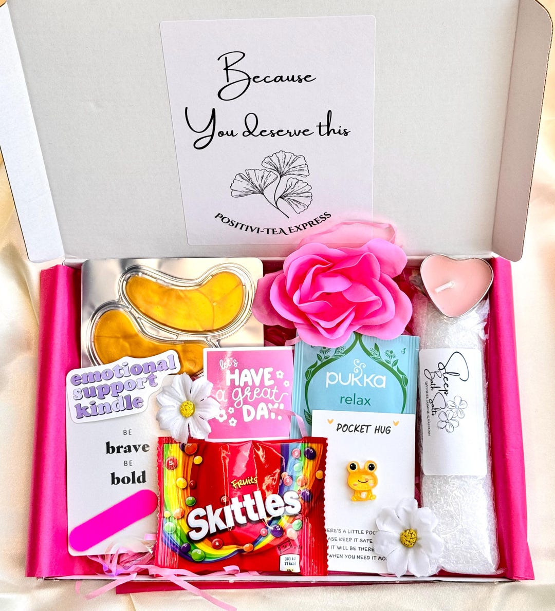 Emotional Support Gift Box – Hug in a Box | Letterbox Self-care Package ...