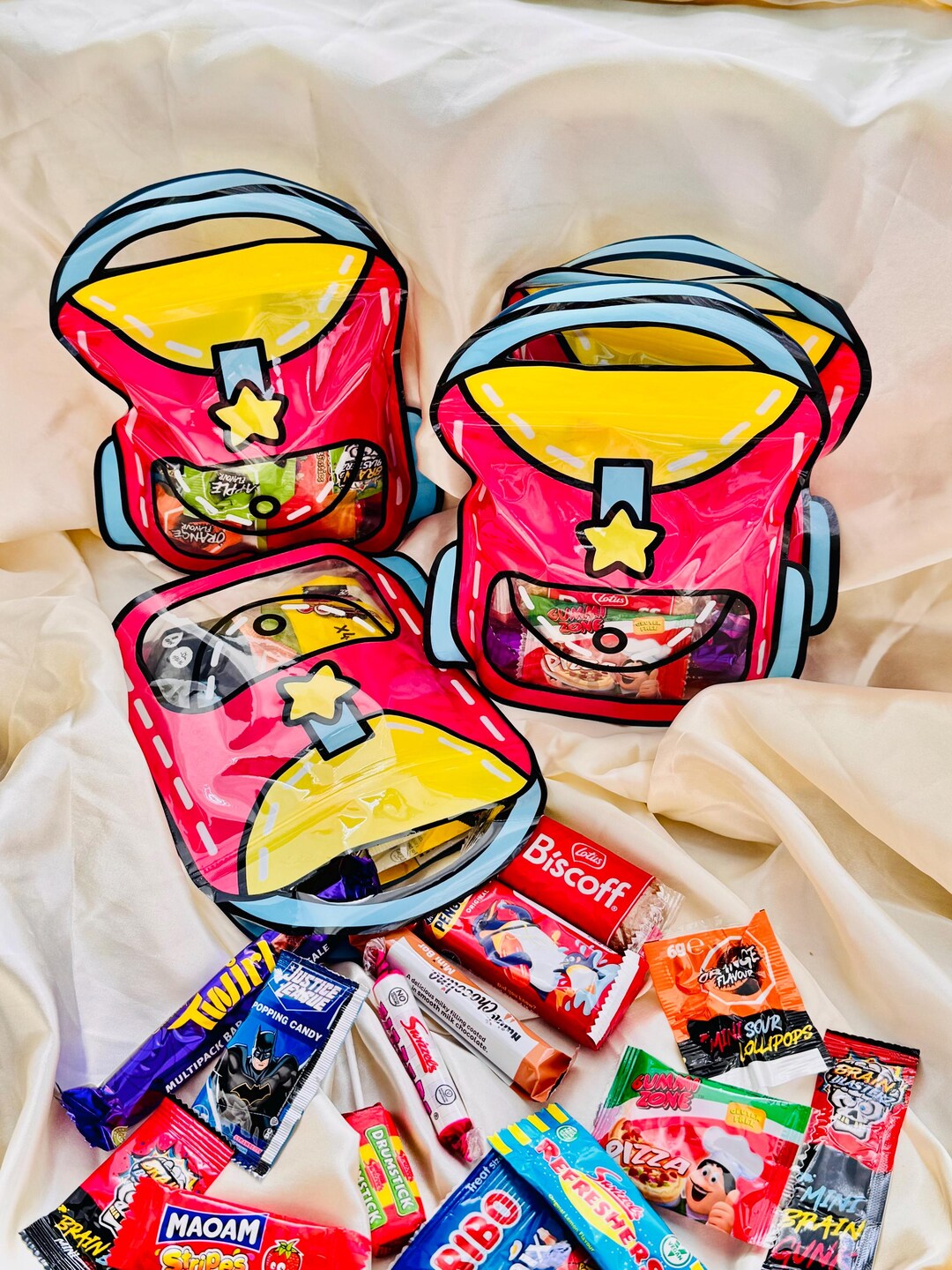 Back to School Treat Bag - Backpack Sweets Bag, First Day at School ...