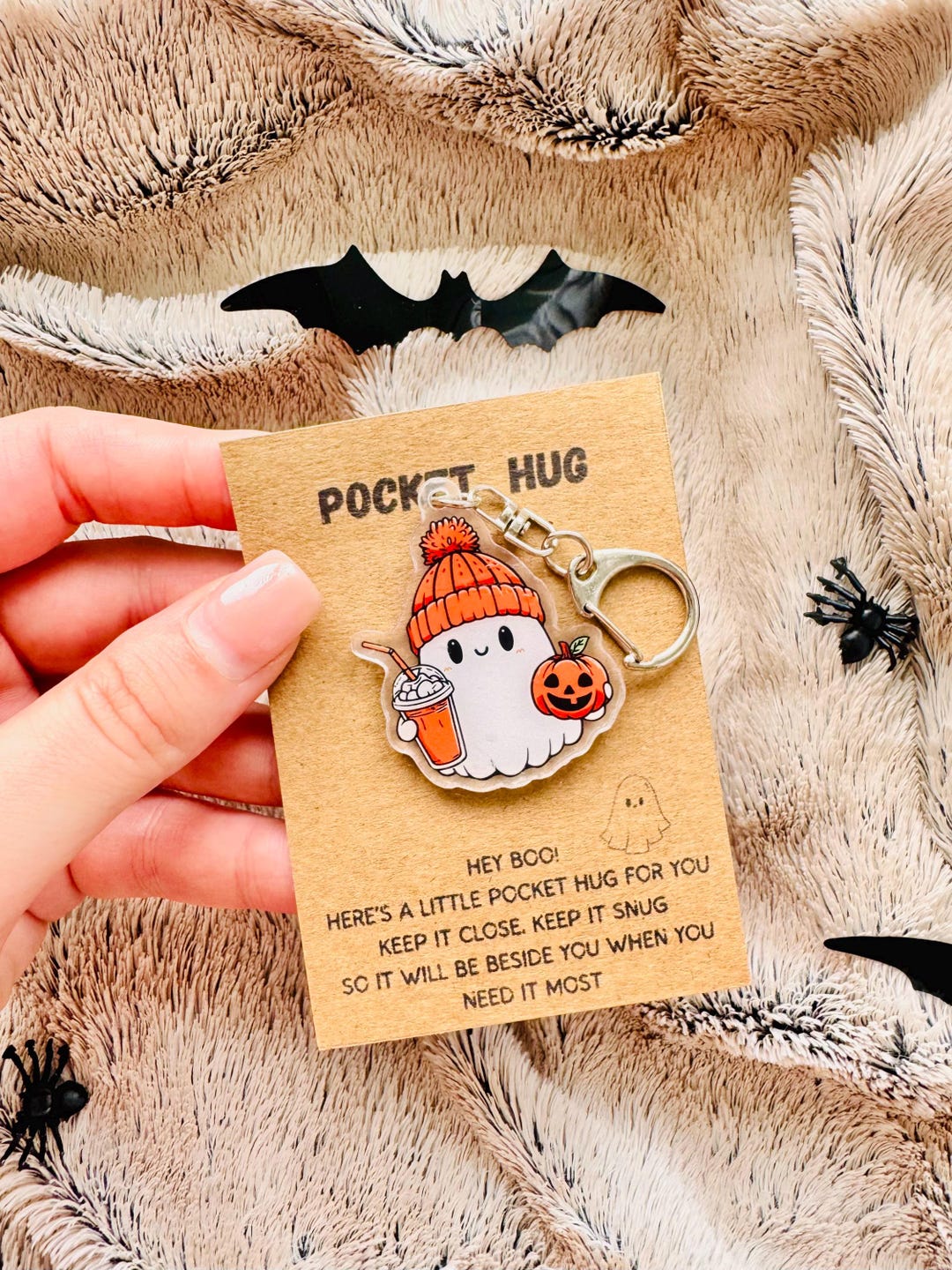 Pocket Hug - Little Ghostie, Halloween Mini Gift, Boo Bag Filler, Cute ...