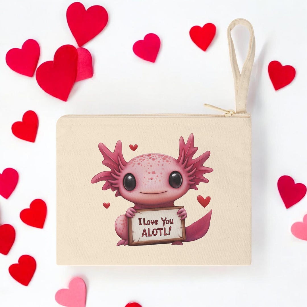 Axolotl Valentines Gift Bags, Axolotl Class Gift Bags, Valentine's Day ...