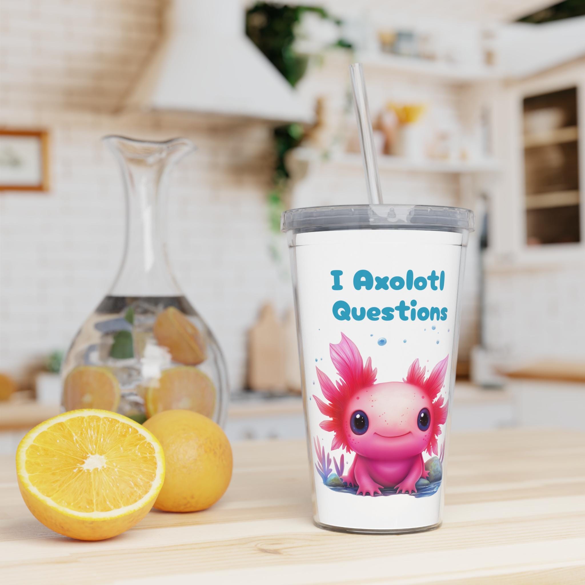 Axolotl Kids Cups, Plastic Kids Cups, Axolotl Glasses, Axolotl Kids ...