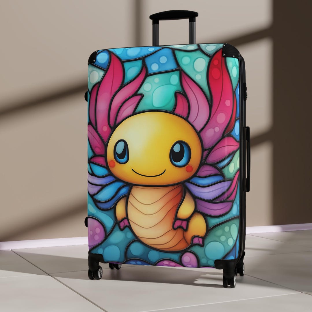 Kids Axolotl Suitcase, Axolotl Travel Set, Axolotl Birthday Gift ...