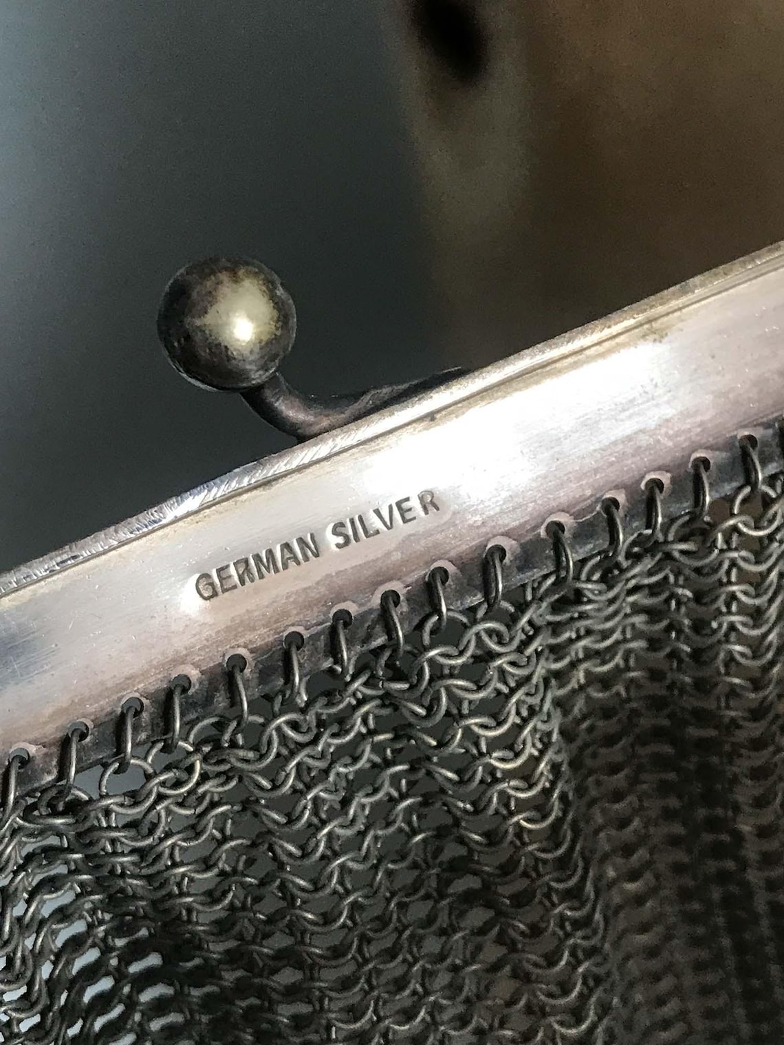 Antique German Silver Chatelaine Chain Maille Mesh Purse. Circa 1910 ...