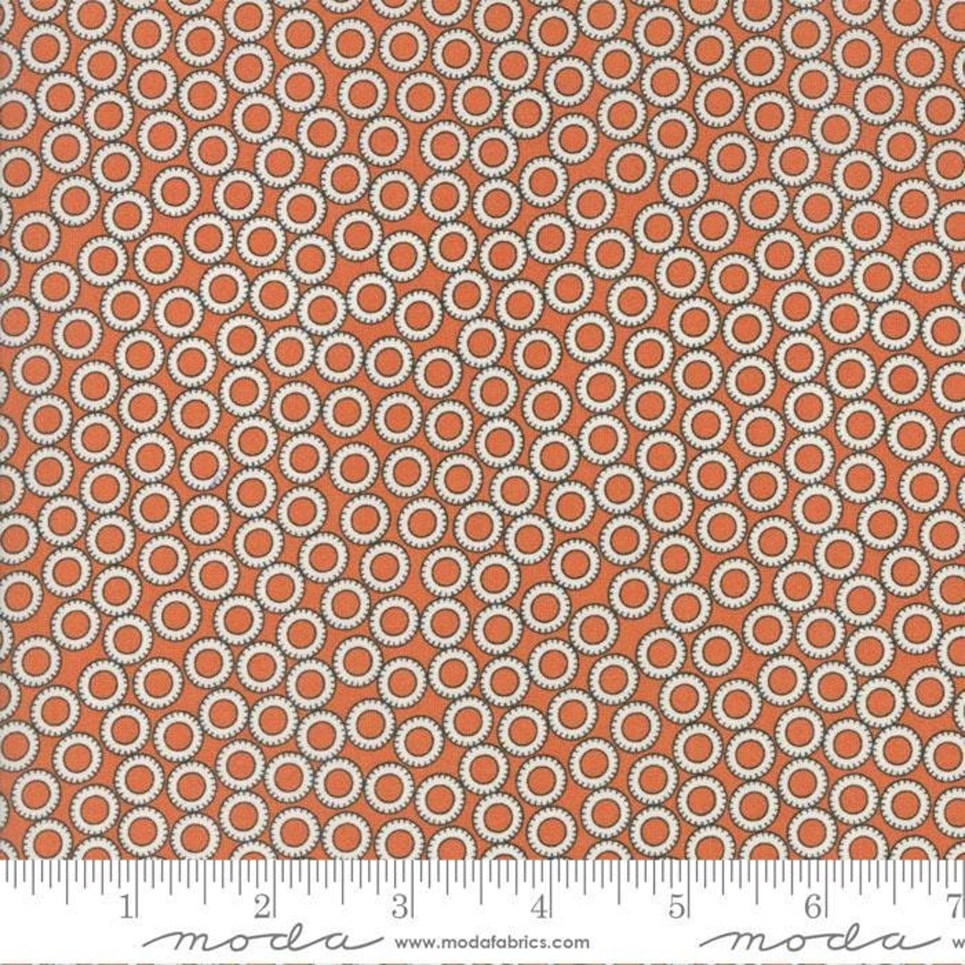 Treehouse Club Tangerine by Moda Fabrics, 4 Yards Left, Item 5637 28 ...