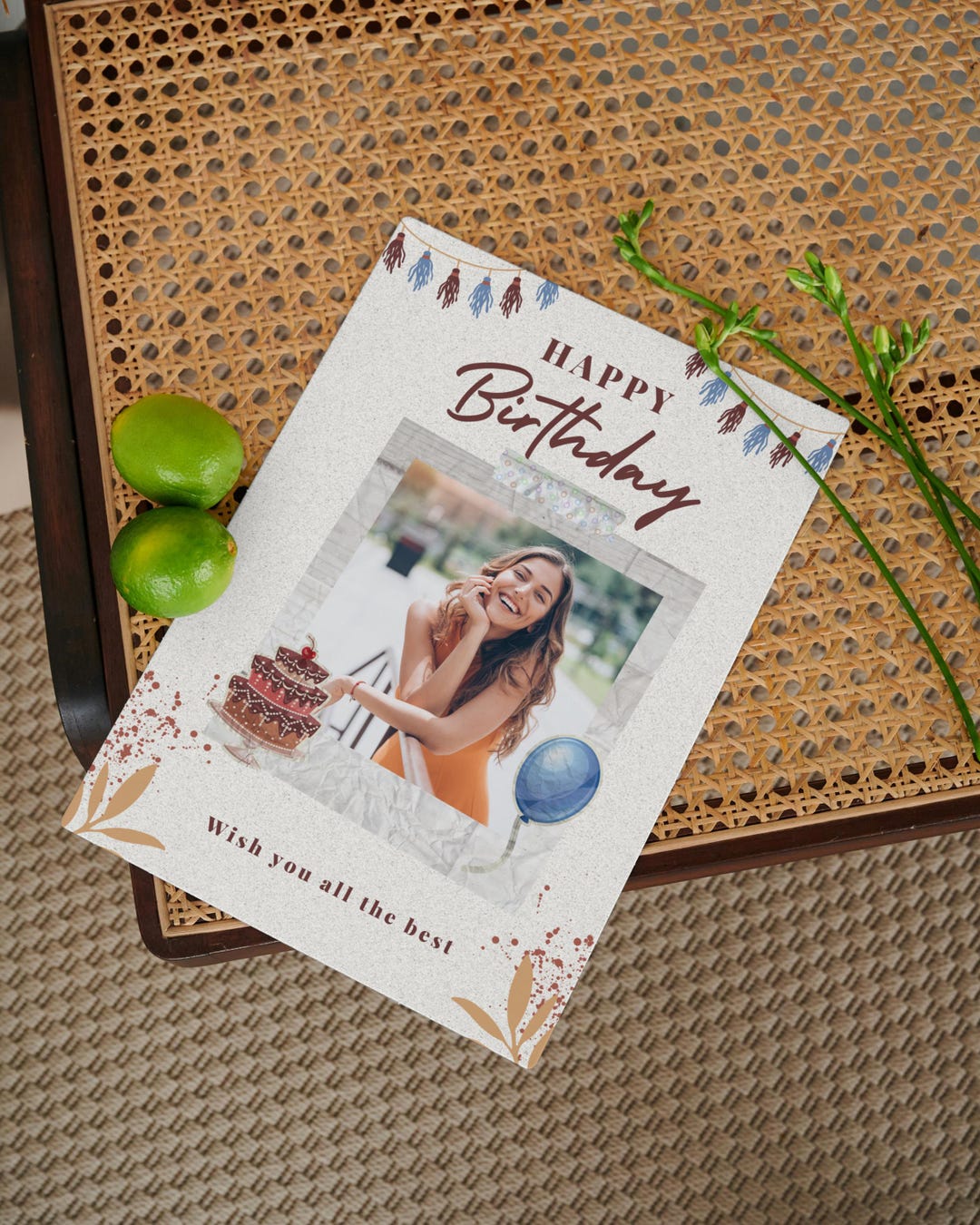 Personalized Birthday Card, Custom Photo Card, Birthday Gift Keepsake ...