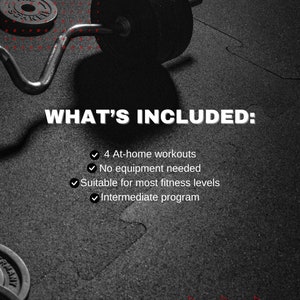Quick At-home Workout Circuits for Intermediate Fitness Levels - Etsy