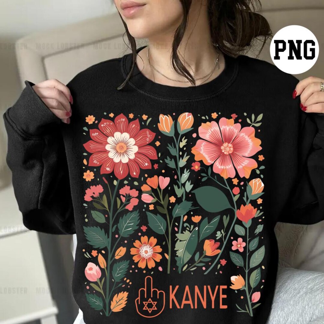 Discreet Middle Finger Kanye Png, Gift for Fan, Powerful Response ...
