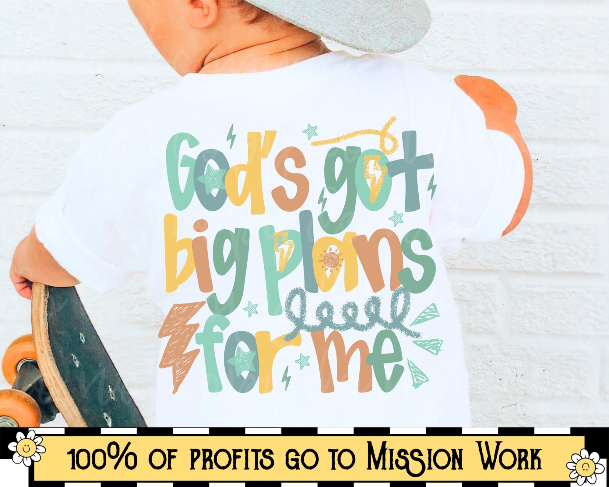 God's Got Big Plans for Me PNG, Christian Png, Kids Png, Boy Png ...
