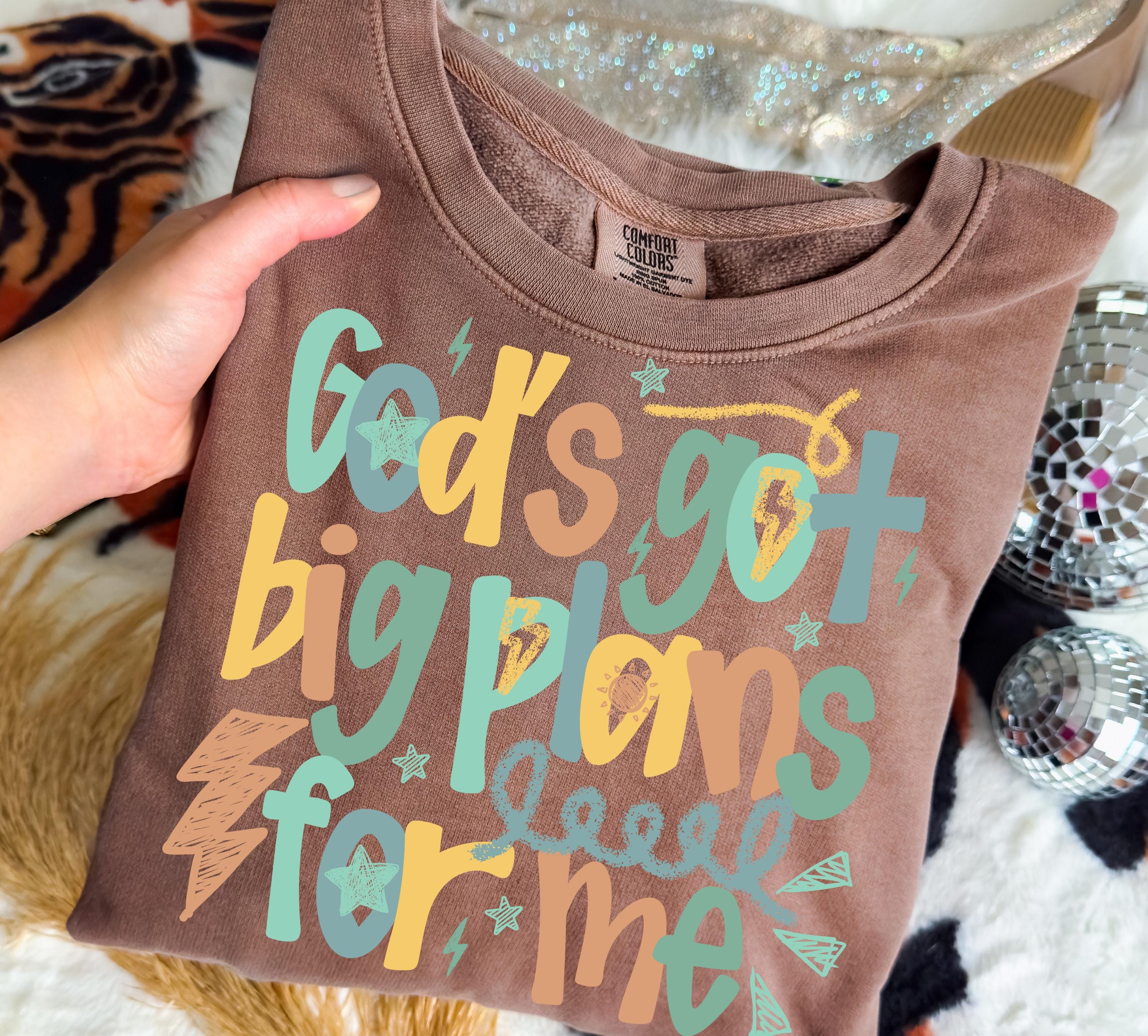 God's Got Big Plans for Me PNG, Christian Png, Kids Png, Boy Png ...