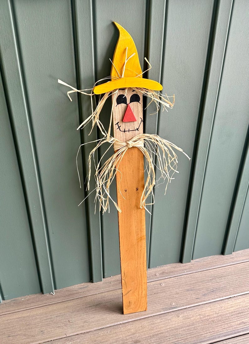 Wood Pallet Scarecrow Porch Leaner - Etsy