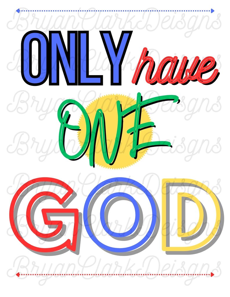 God's Plan Children's Ten Commandments Printable - Etsy