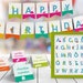 Alphabet PRINTABLE Birthday Party Decorations | Abc Birthday Party ...