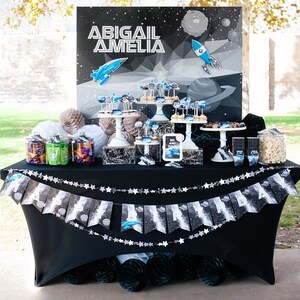 Galactic Battle PRINTABLE Party Decorations, Outer Space Wars Birthday ...