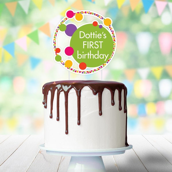 Polka Dot Labels - Etsy