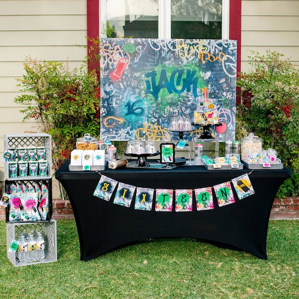 Graffiti Party Decorations - Etsy
