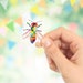 5 Bugs and Insects Stickers, Spider, Ant, Fly Waterproof Sticker Pack ...