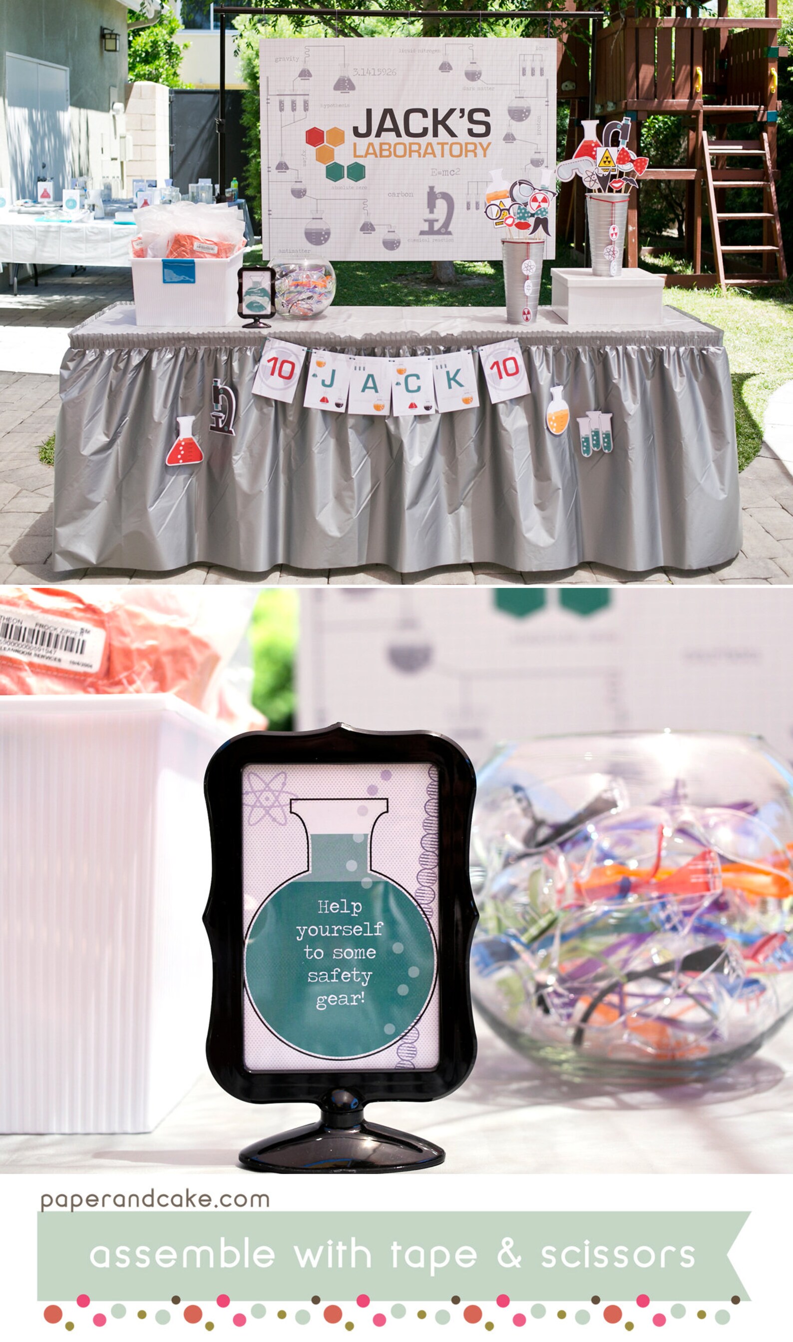 Science PRINTABLE Party Decorations Chemistry Lab Birthday - Etsy