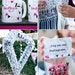 Marble PRINTABLE Party Decorations | Marbled Birthday | Black and Pink ...