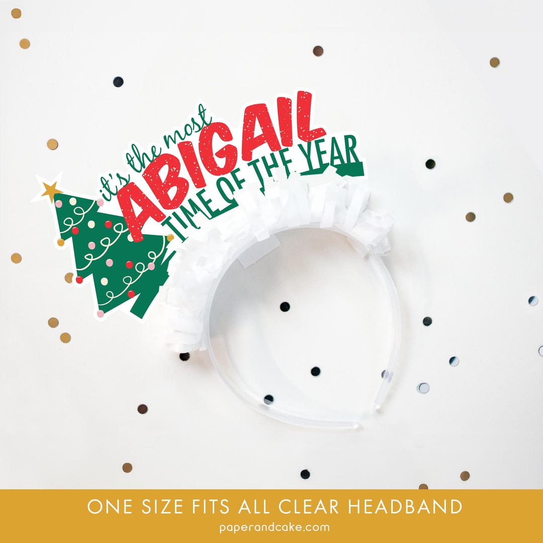 A Christmas Gift Party Tiara, Paper Crown, Christmas Headband Shipped ...