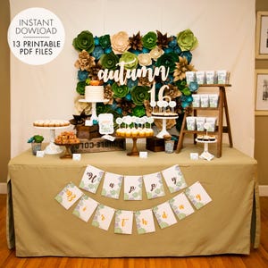 Succulents PRINTABLE Party Decorations | Cactus Birthday - EDITABLE ...