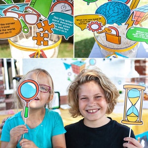 Brain Teaser Birthday Party, Puzzle Cube Birthday PRINTABLE Party ...
