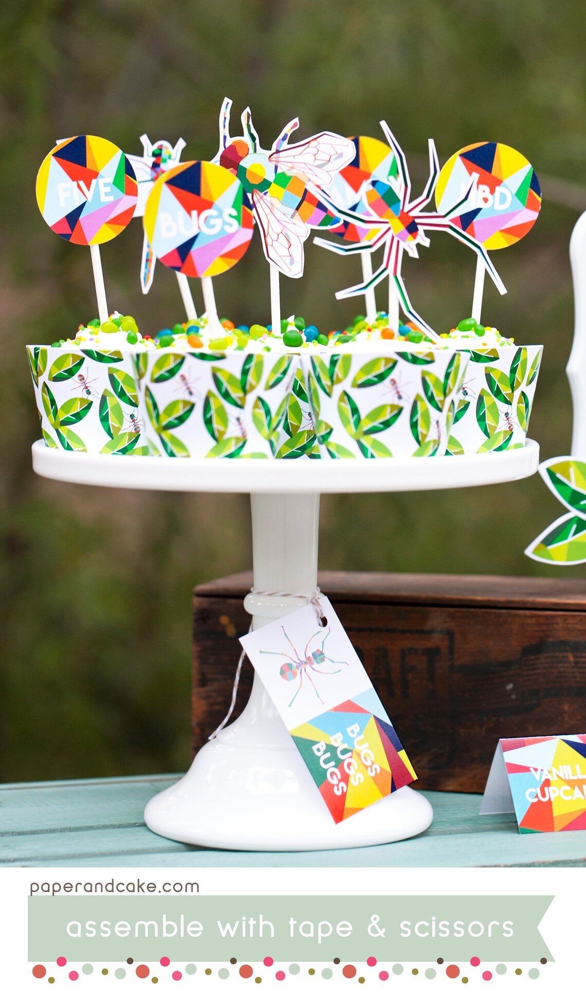 Bugs PRINTABLE Party Decorations | Insects Birthday | Fly Spider ...