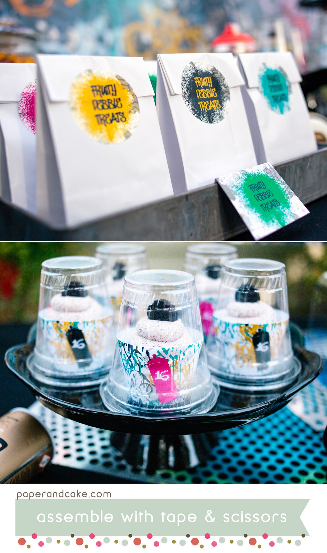 Graffiti PRINTABLE Party Decorations, Spray Paint Tagging Birthday ...