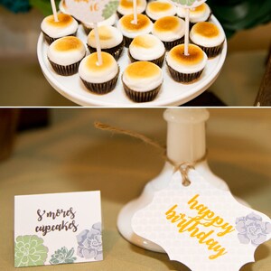 Succulents PRINTABLE Party Decorations | Cactus Birthday - EDITABLE ...