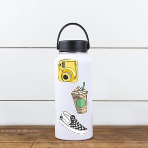 5 VSCO Girl Stickers Blended Coffee Instant Camera Swedish - Etsy