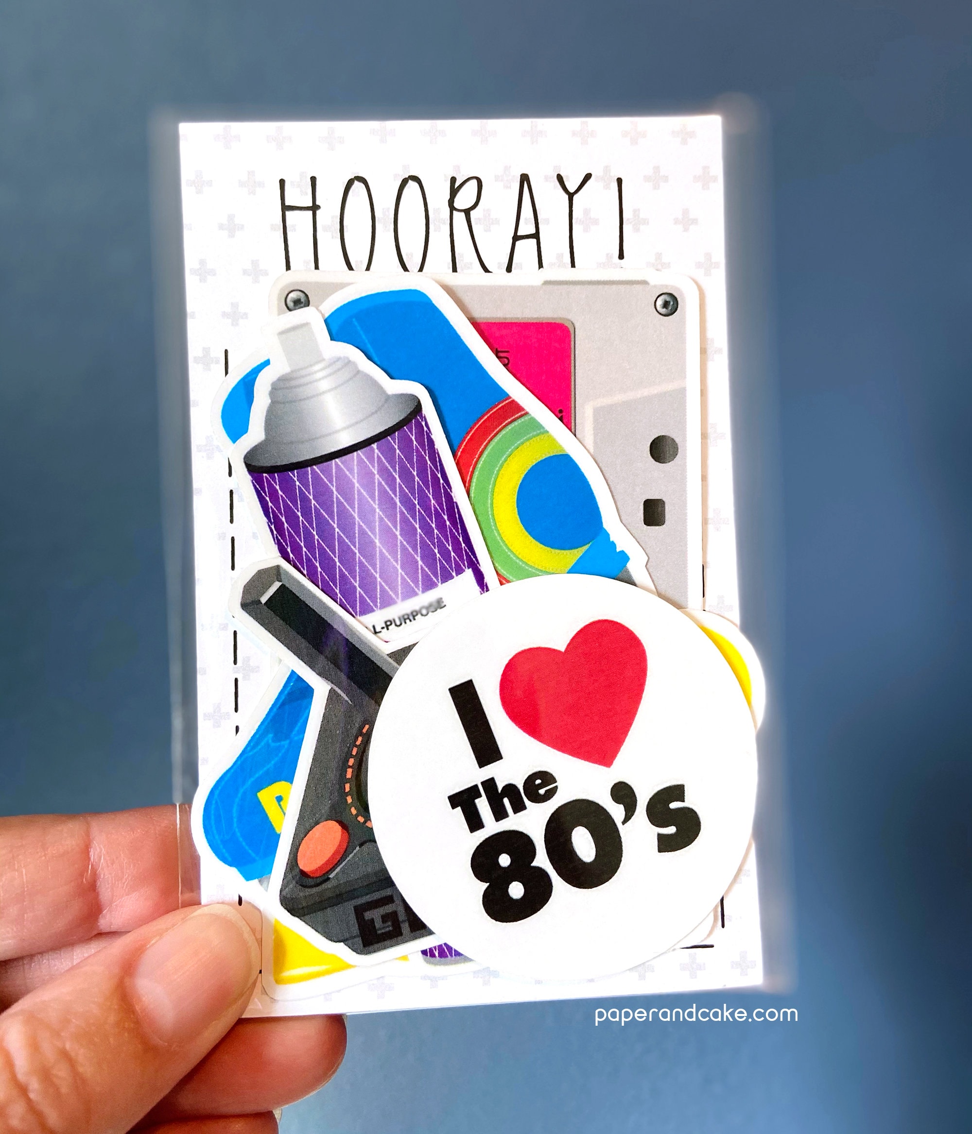 5 80s Stickers Roller Skate Cassette 1980 Waterproof | Etsy