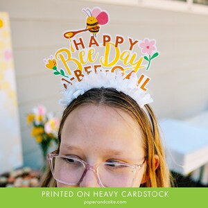 Bee Birthday Tiara, Party Crown, Tea Party Headband >> Shipped to You ...