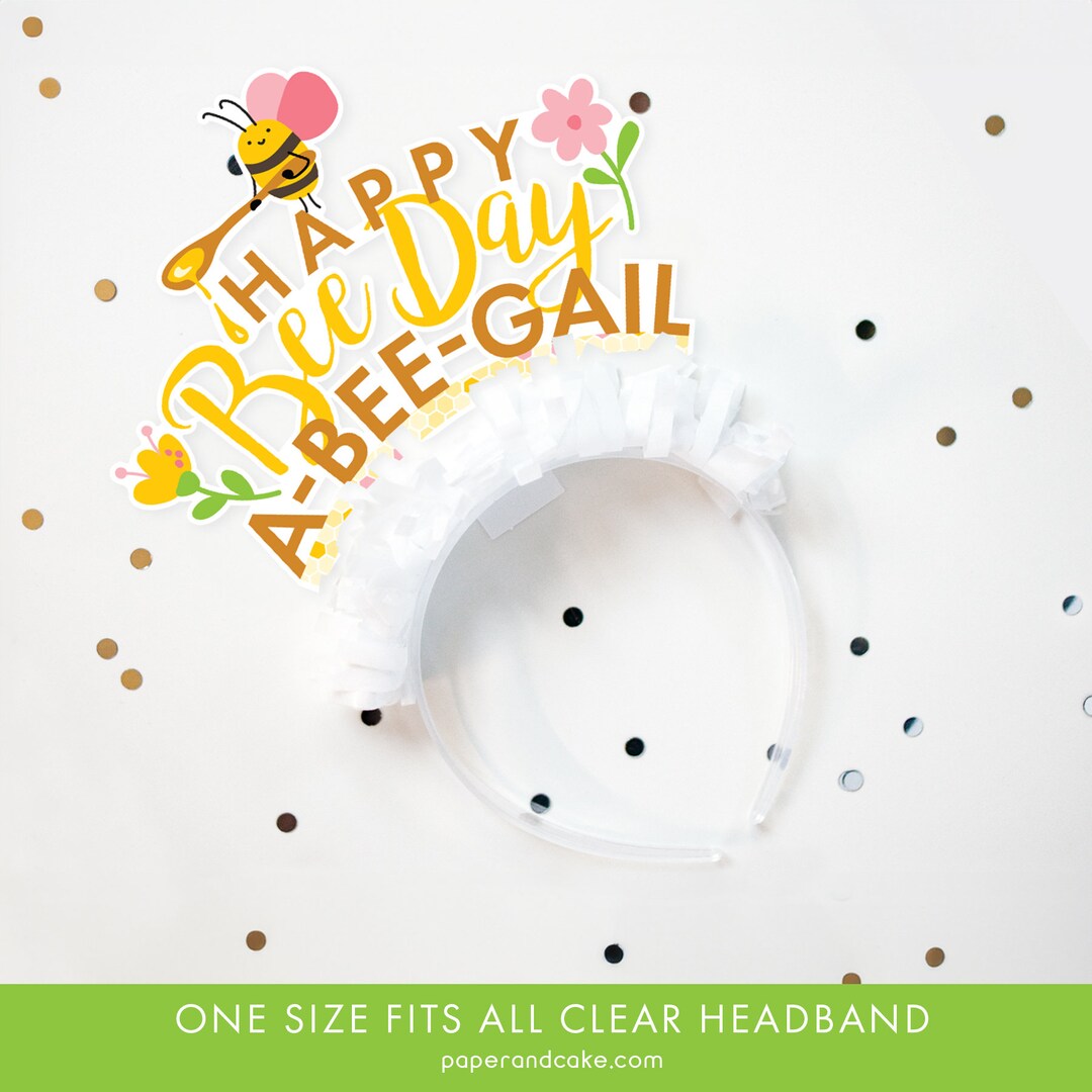 Bee Birthday Tiara, Party Crown, Tea Party Headband >> Shipped to You ...