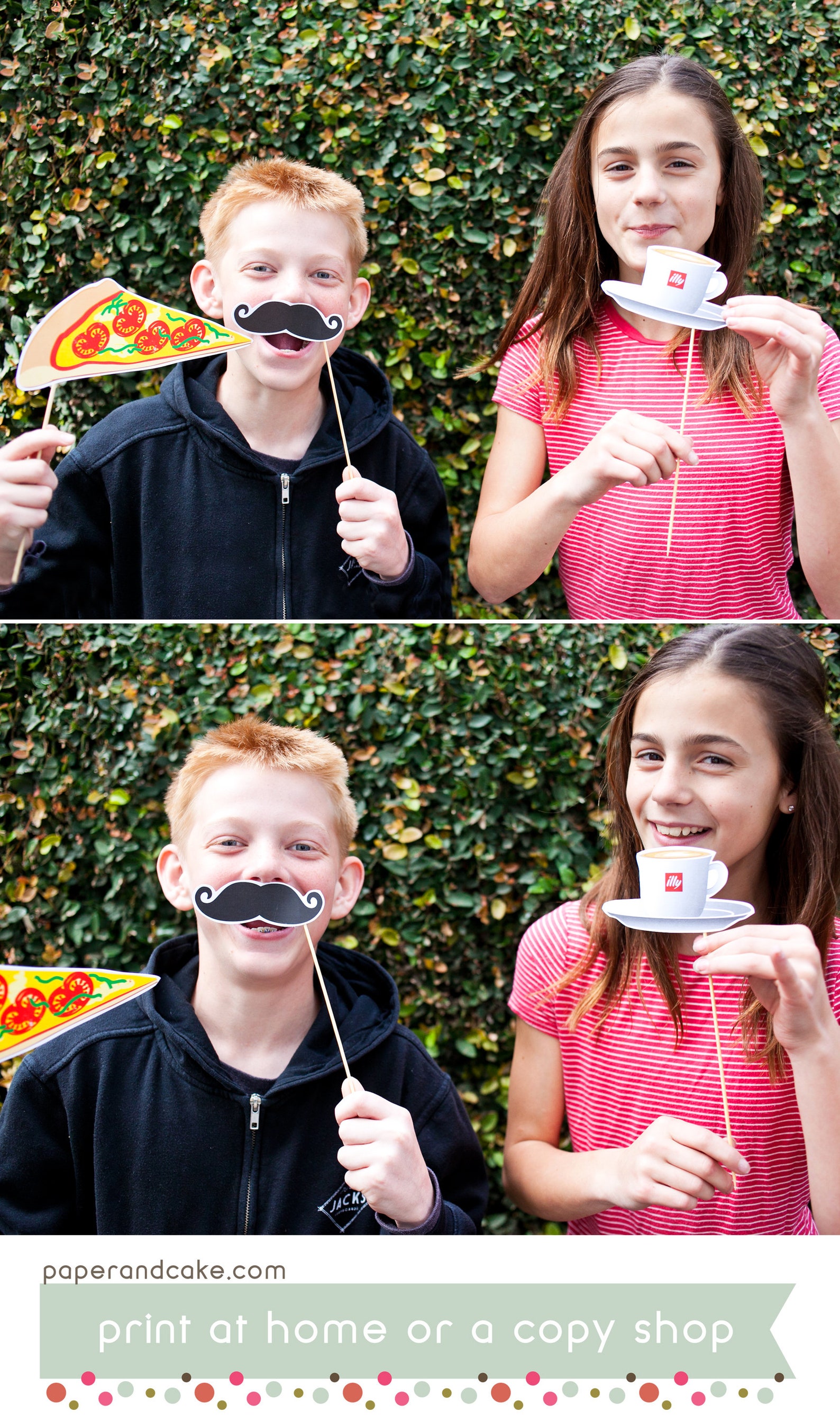 22 Italian PRINTABLE Photo Booth Props, Pasta, Espresso, Wine ...