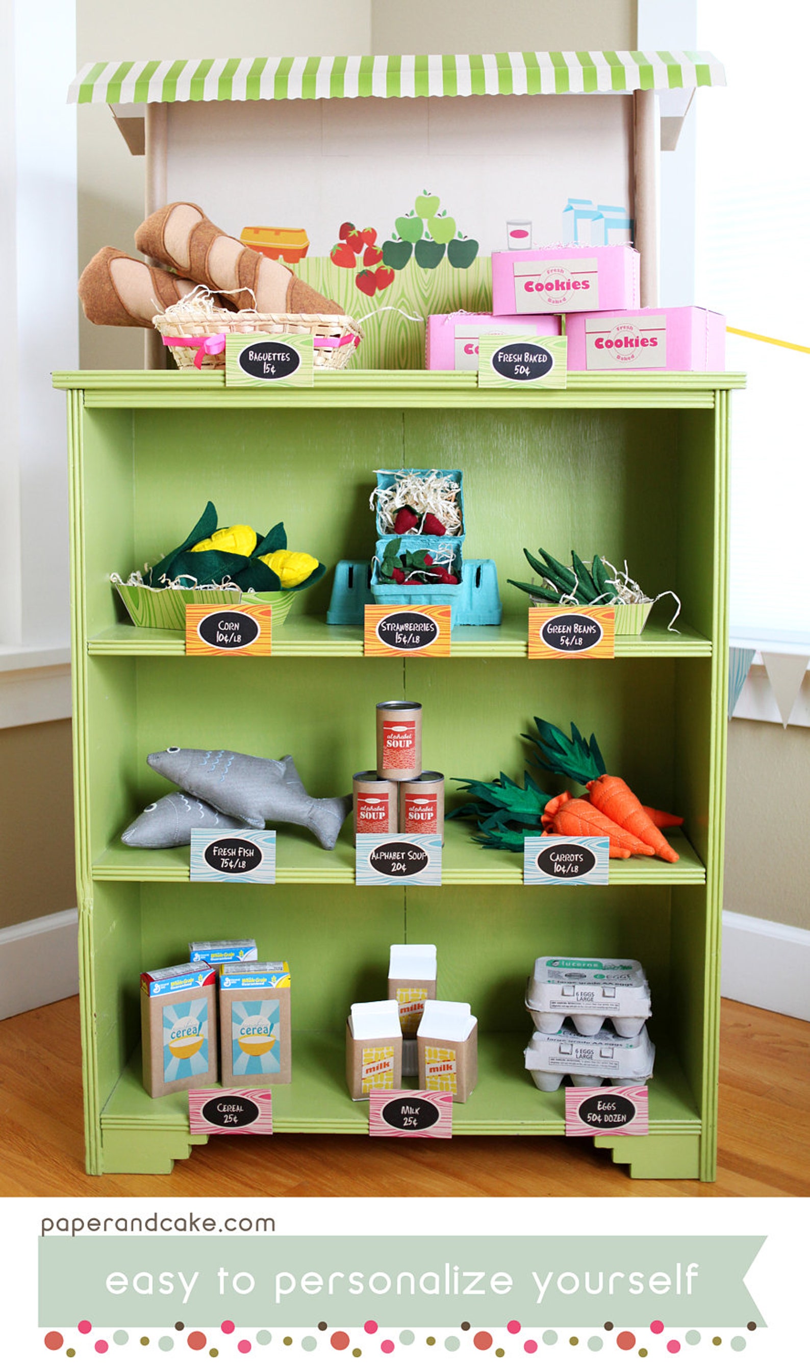 Grocery Store Birthday | Farmers Market Party | Pretend Play PRINTABLE ...